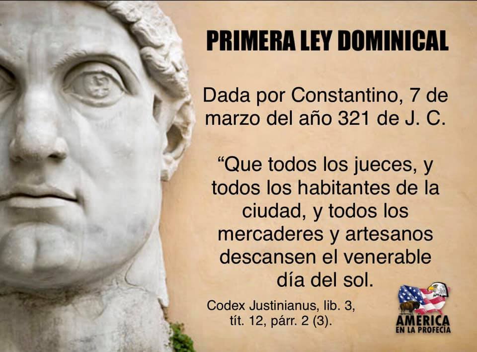 LA PROFECÍA DE LAS LEYES DOMINICALES ESTÁ EN LA BIBLIA – LEY DOMINICAL